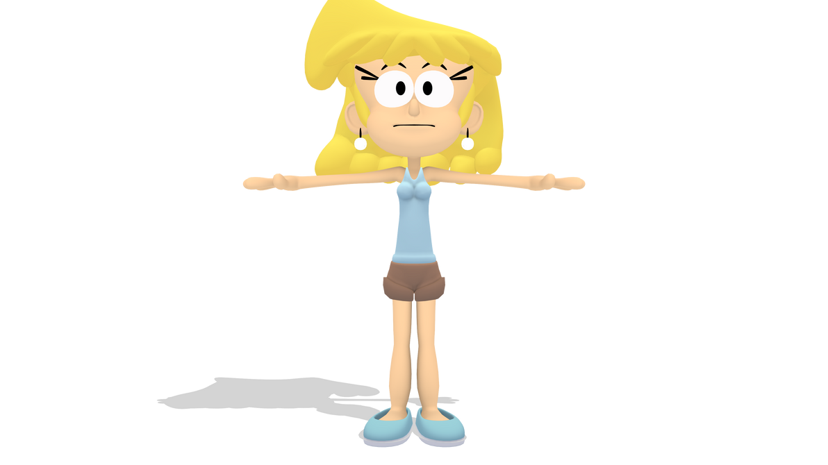Lori Loud 3D Model by HTFBlueFan2012 on DeviantArt