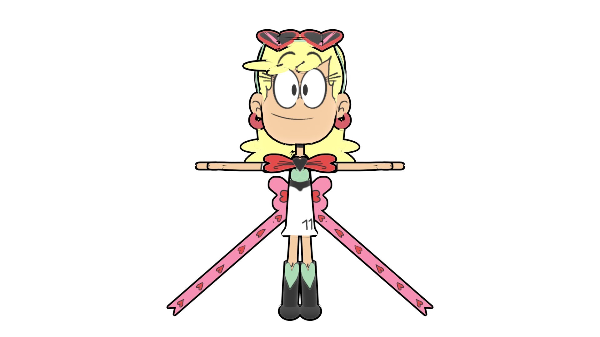 Eleven of hearts Leni 3d model (blender) by coolbeanslollol on DeviantArt