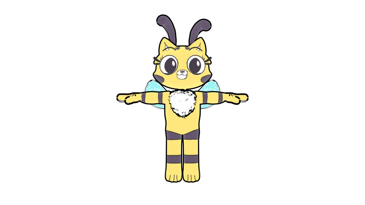 CatBee (Anthro) 3d model (blender) by coolbeanslollol on DeviantArt
