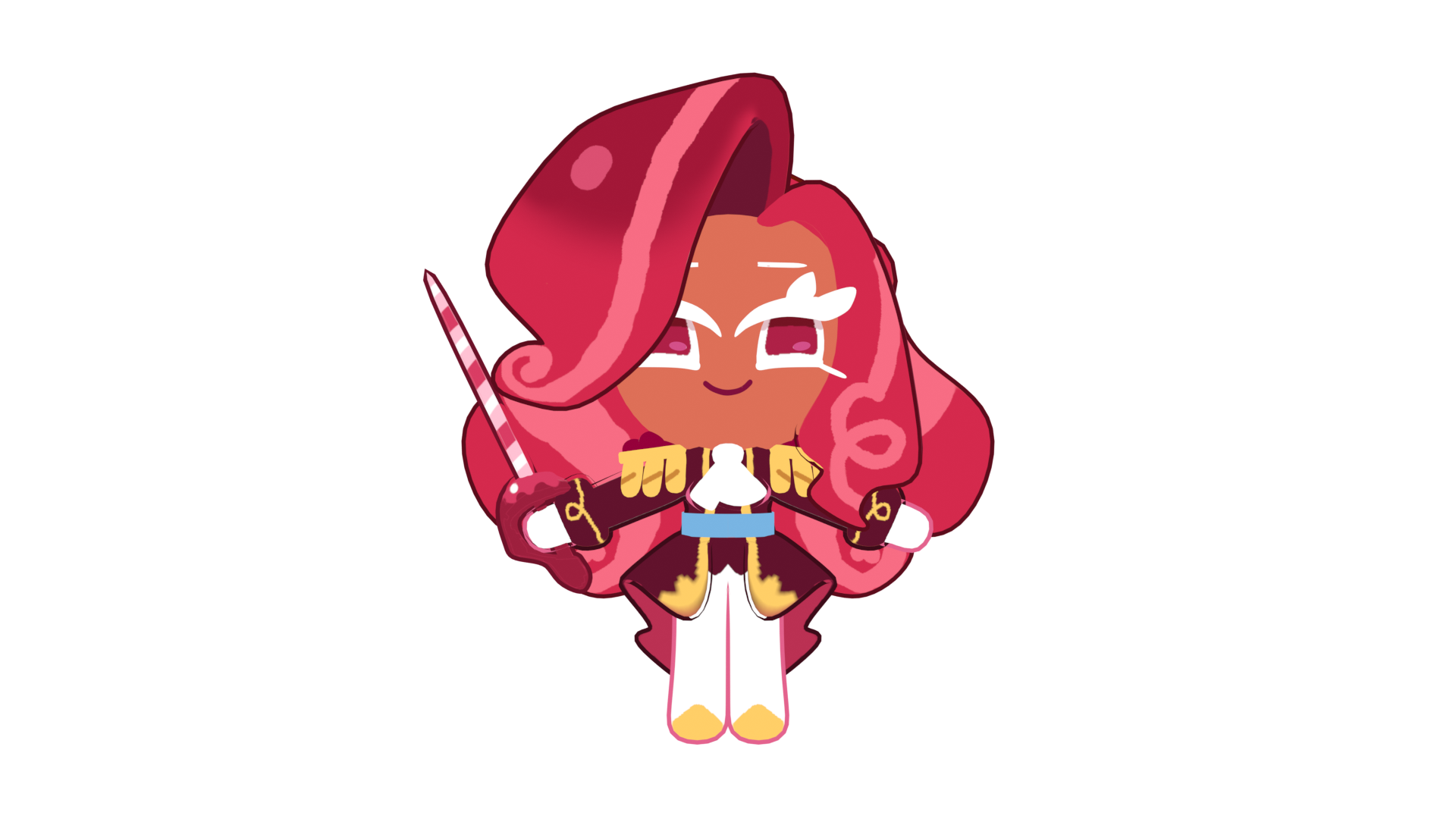 Raspberry Cookie 3d model (blender) by coolbeanslollol on DeviantArt