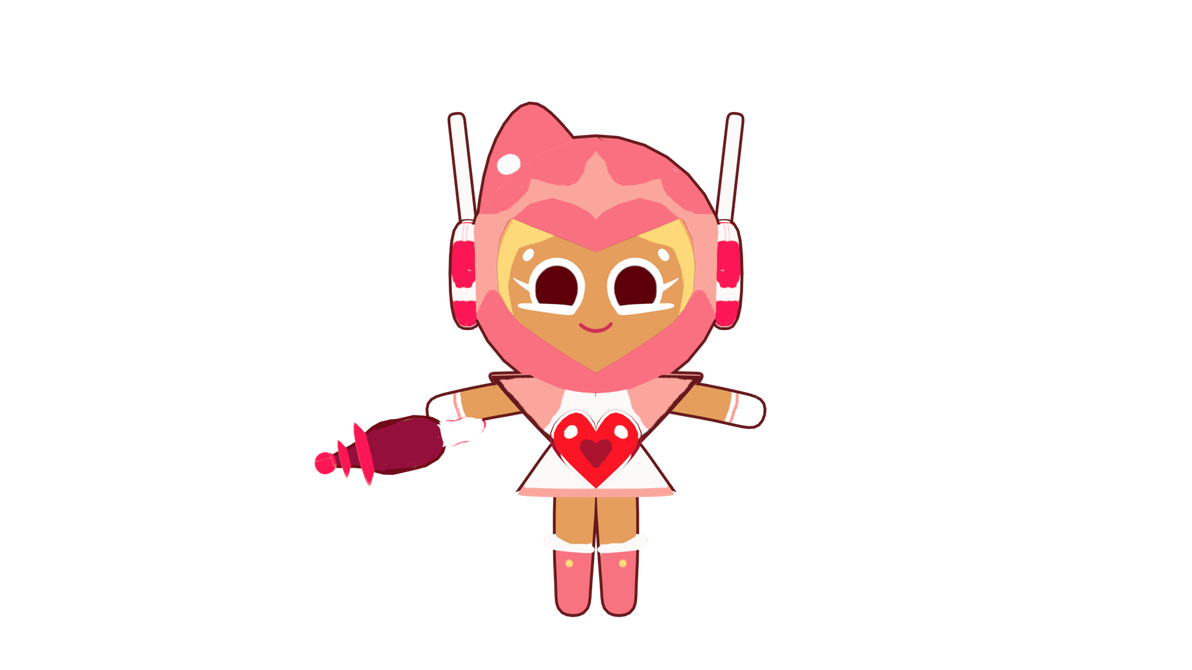 Pink Choco Cookie 3d model (blender) by coolbeanslollol on DeviantArt