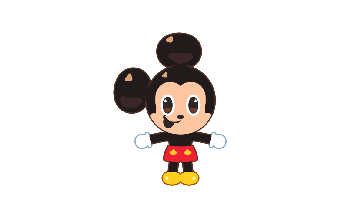 Mickey Mouse Cookie 3d model (blender) by coolbeanslollol on DeviantArt