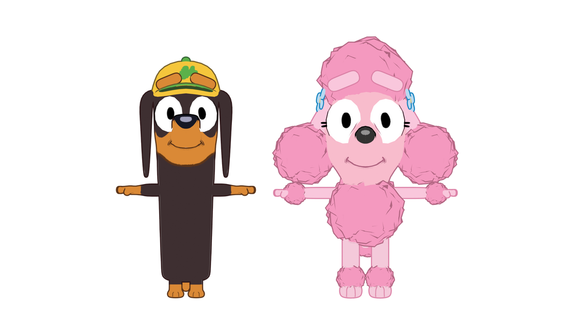 Coco and Snickers 3d model (blender) by coolbeanslollol on DeviantArt