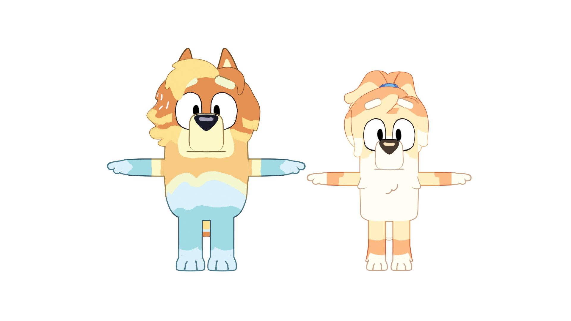 Radley and Frisky 3d model (Blender) by coolbeanslollol on DeviantArt