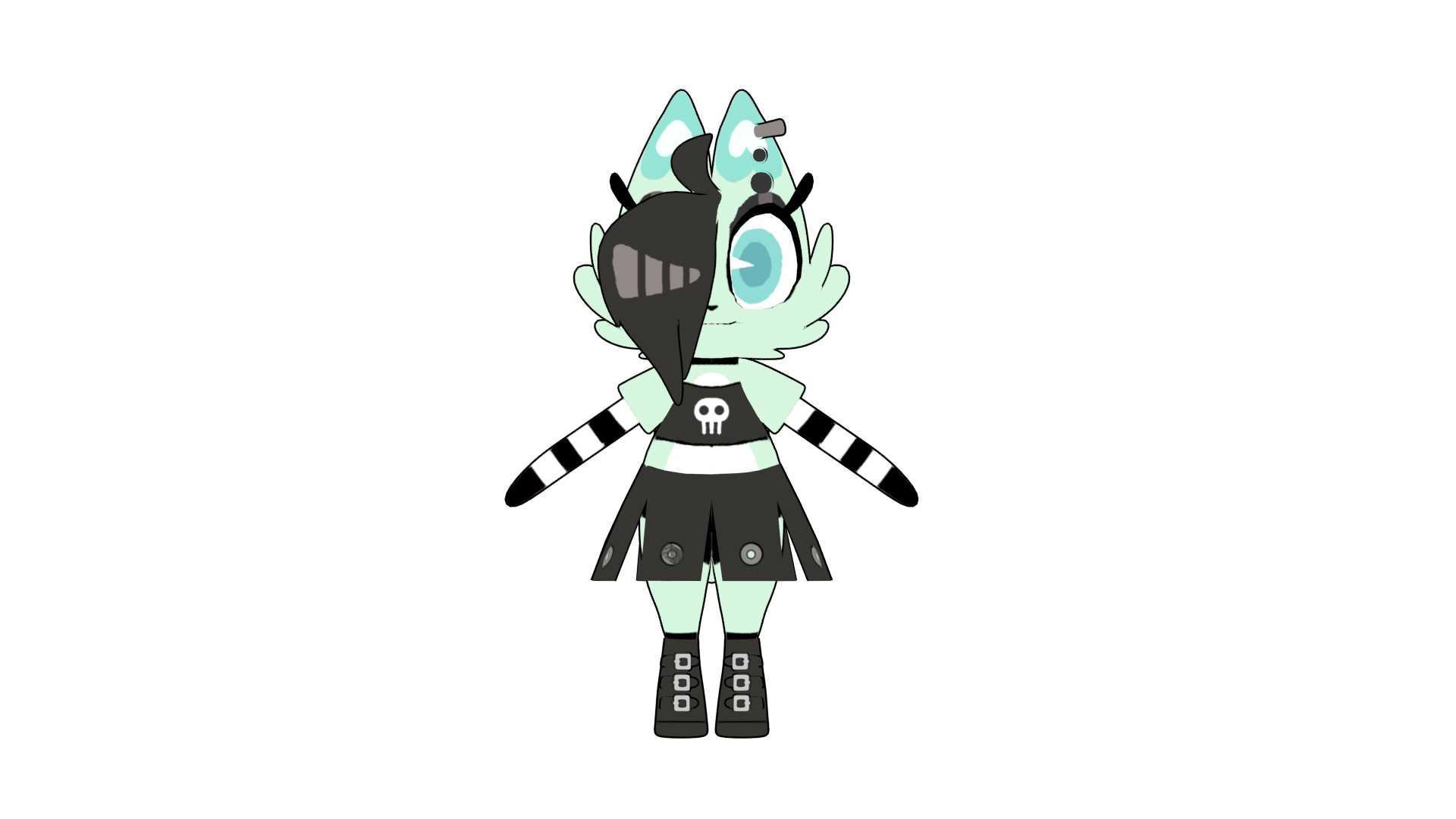 Goth Slushi 3d model (blender) by coolbeanslollol on DeviantArt