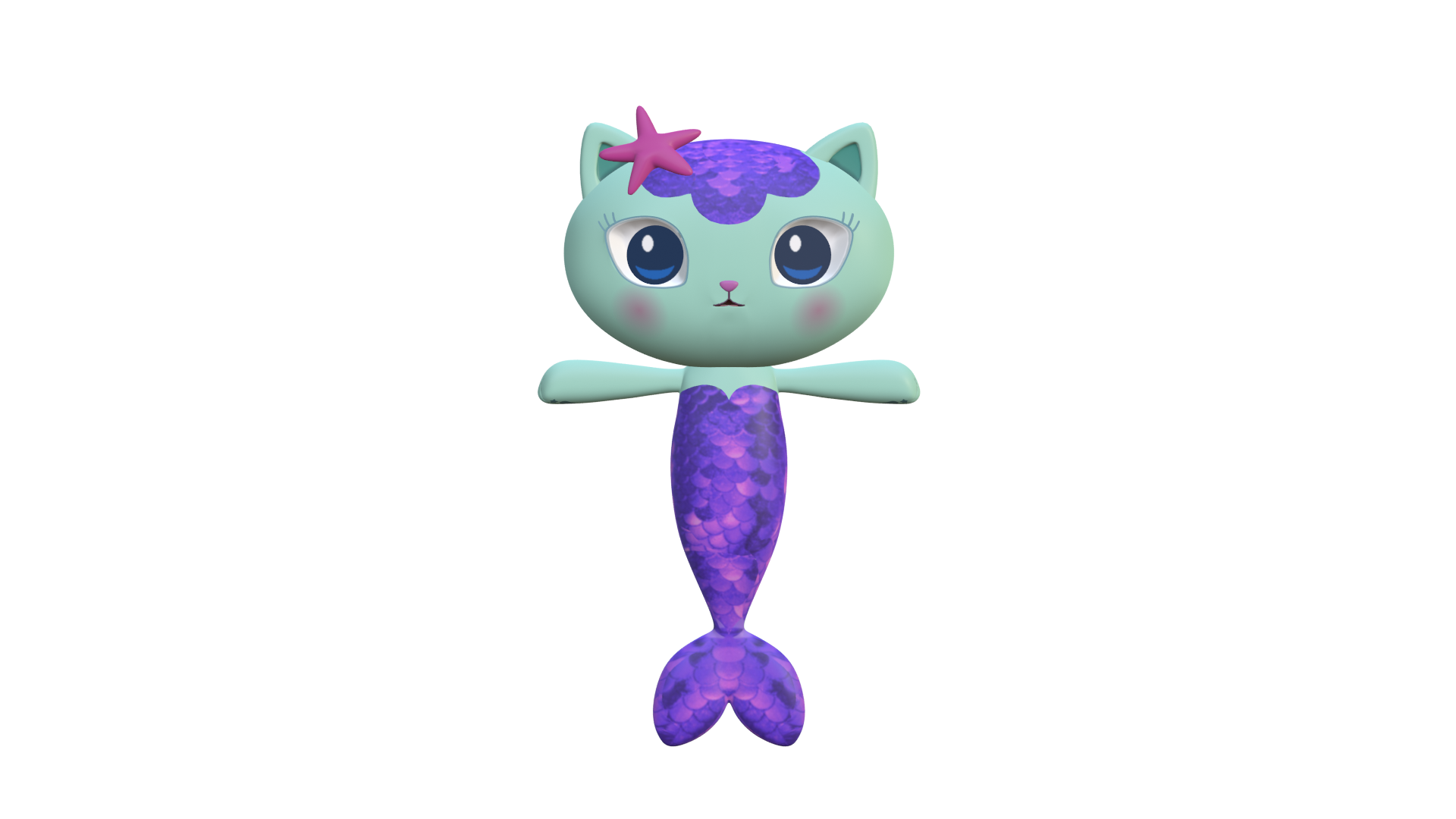 MerCat 3d Model (Blender) by coolbeanslollol on DeviantArt