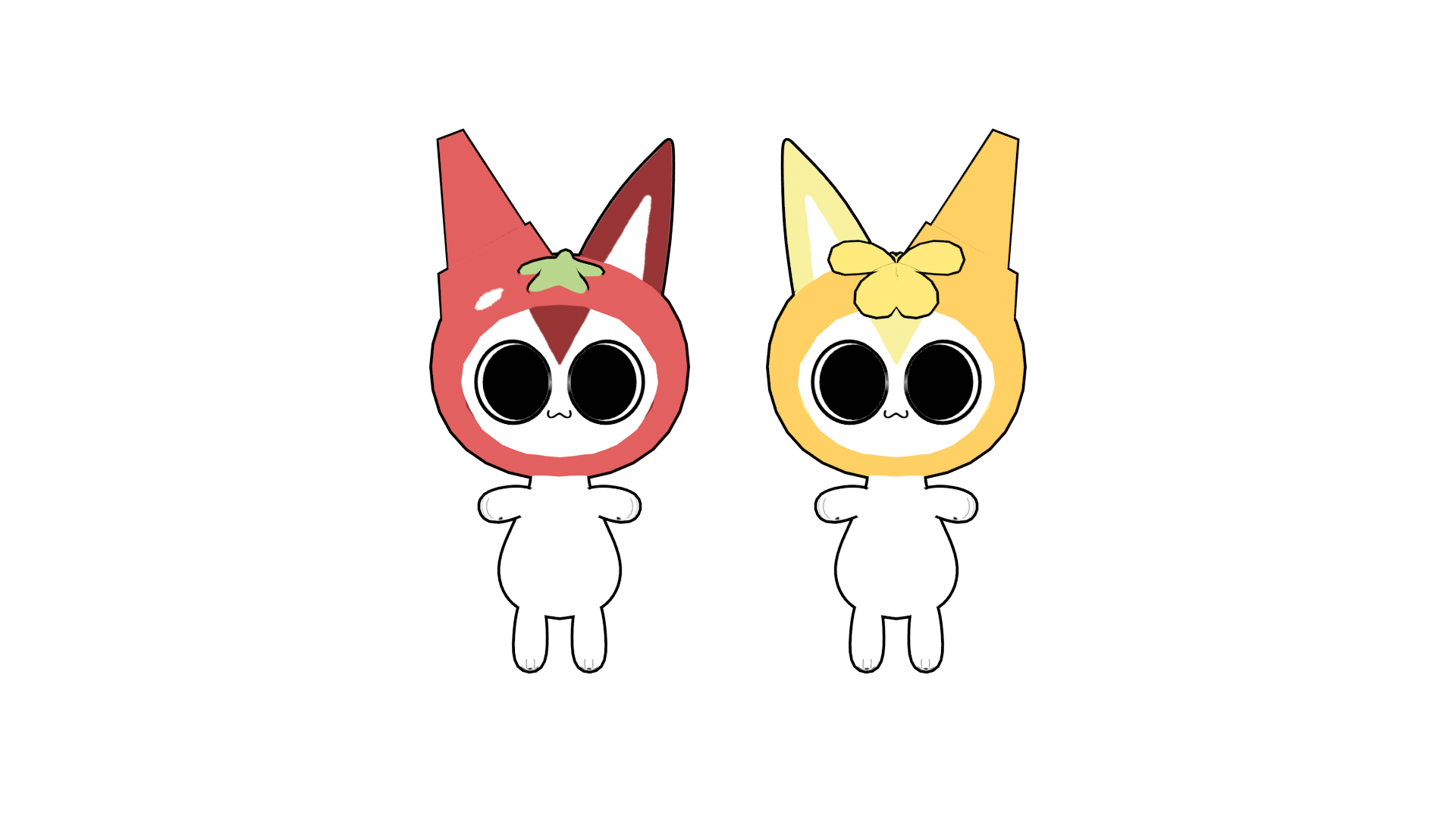 Katsup and Meowstard 3d model (Blender) by coolbeanslollol on DeviantArt