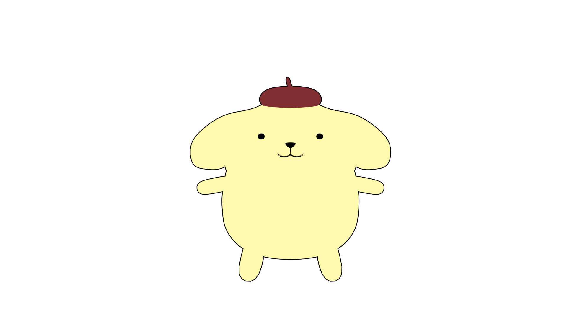 Pompompurin 3d Model (Blender) by coolbeanslollol on DeviantArt