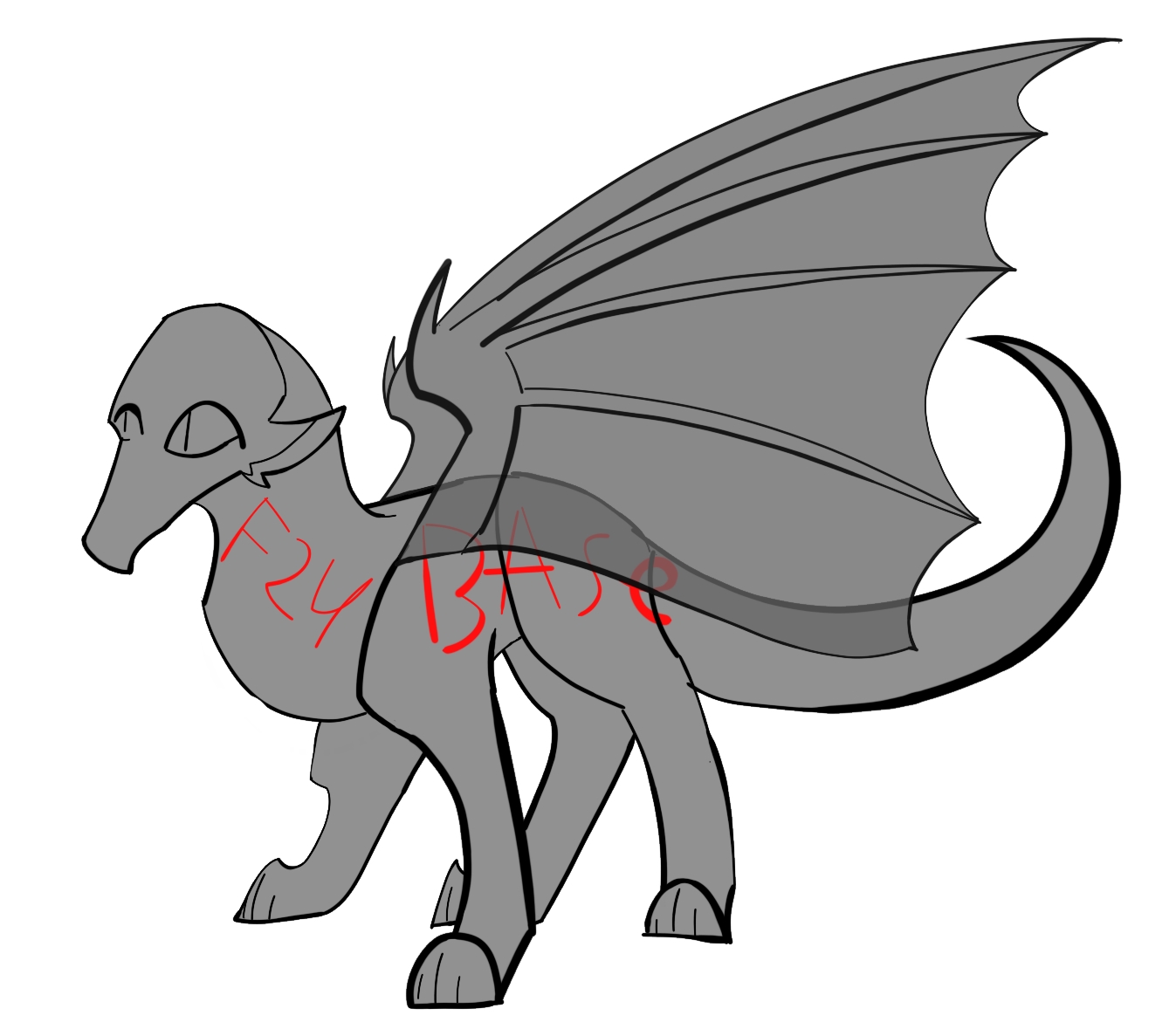 Dragon Base F2U by VultureQuillz on DeviantArt