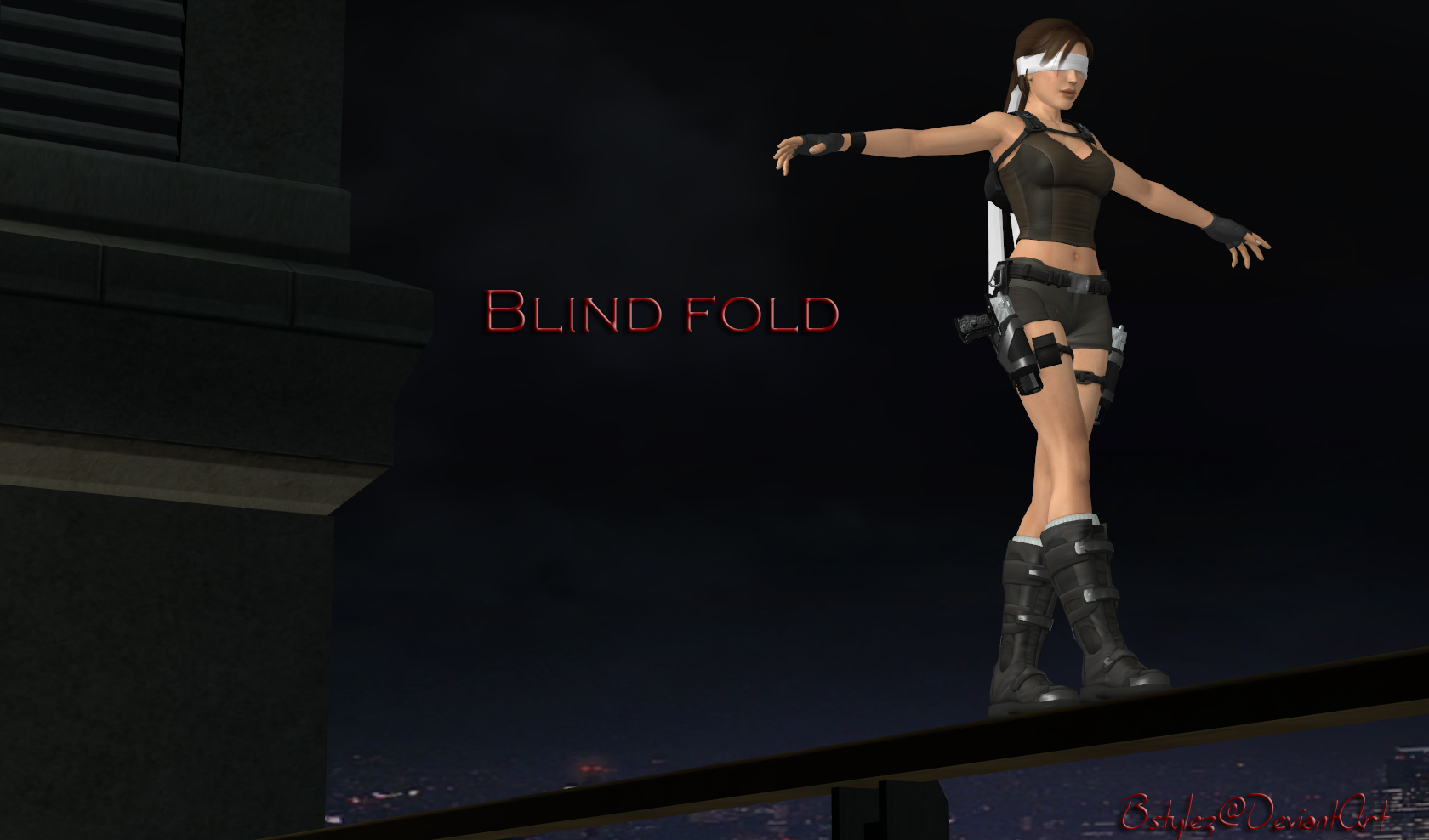 100% pose-able Blindfold by bstylez on DeviantArt