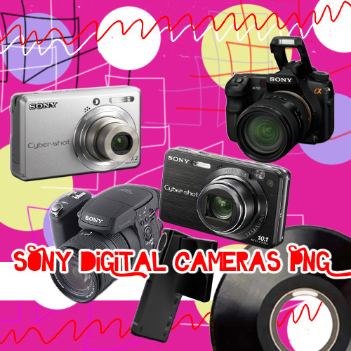 Sony digital cameras PNG by myyownstylee on DeviantArt