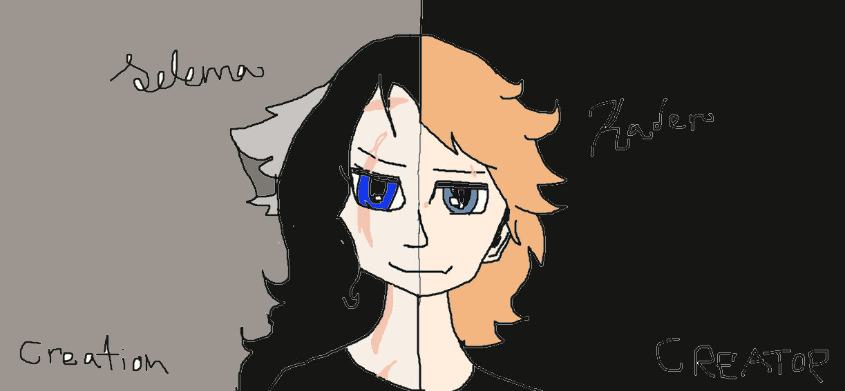 Artist vs. OC by selenanightshade15 on DeviantArt