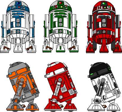 Astromech Varients by infinitedynamics on DeviantArt