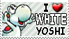 I Love White Yoshi by Powerwing-Amber on DeviantArt