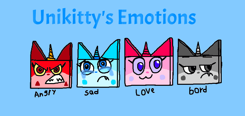 Unikitty's emotions by conyeje8050 on DeviantArt