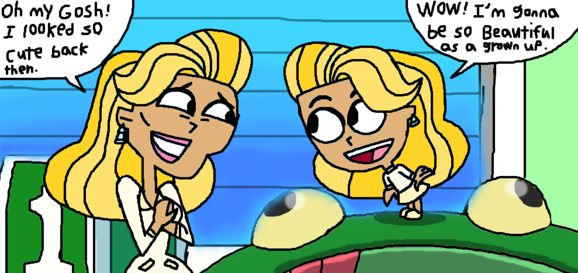 Request: Present Kelly Meets Past Kelly by conyeje8050 on DeviantArt