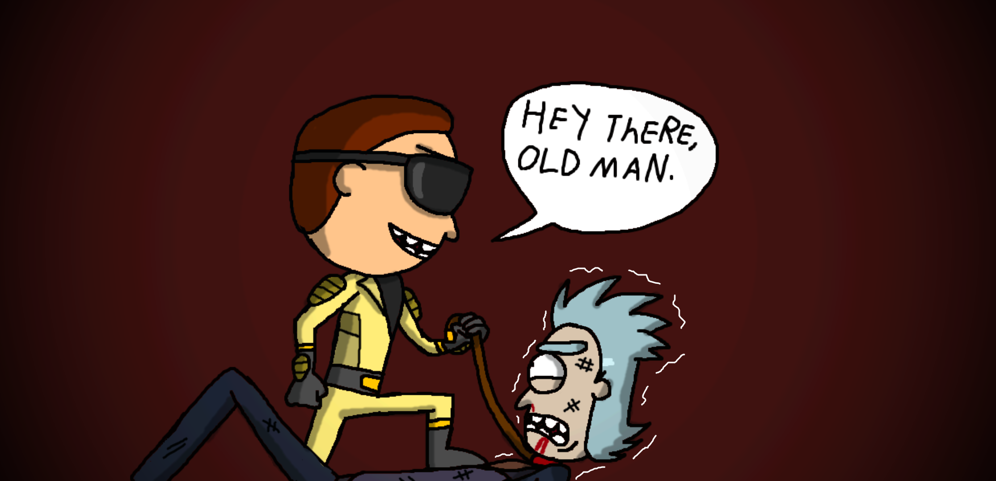 Evil Morty vs. Rick Prime by conyeje8050 on DeviantArt