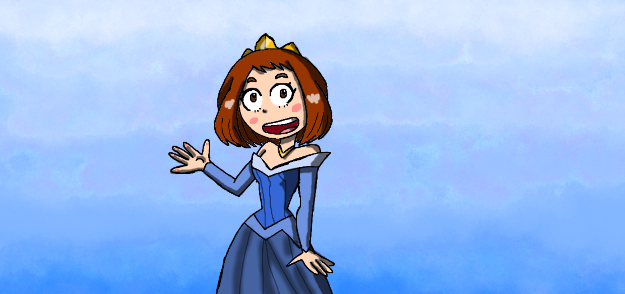 Request: Princess Uraraka by conyeje8050 on DeviantArt