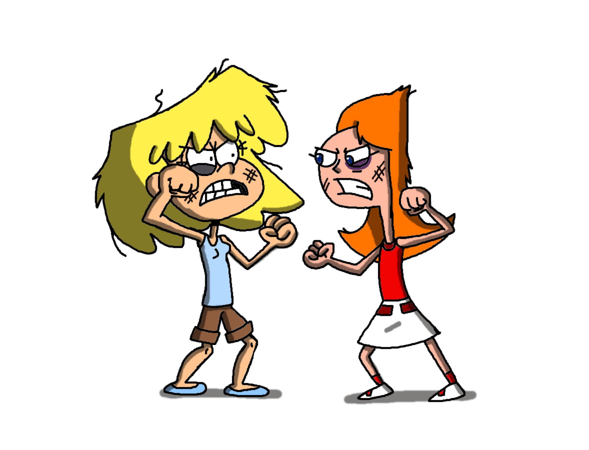 Request: Lori vs Candace by conyeje8050 on DeviantArt