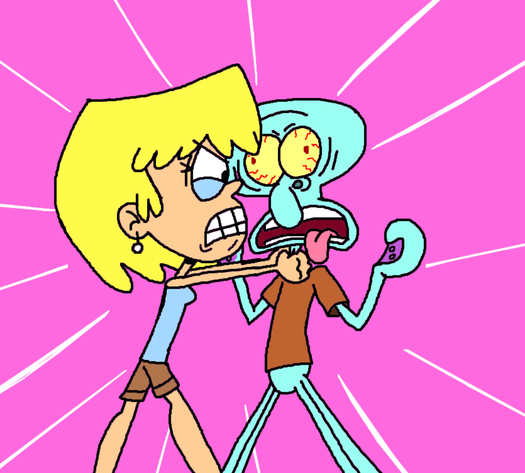 Request: Lori vs. Squidward by conyeje8050 on DeviantArt