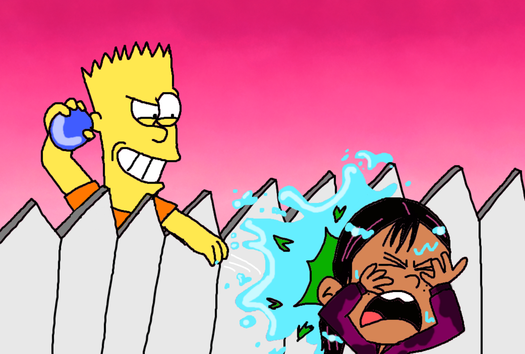 Request: Bart Pranks Ronnie Anne by conyeje8050 on DeviantArt