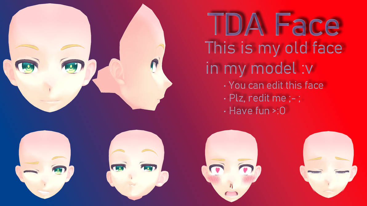 TDA Male Face !DL! - by DereQ by DereQ443 on DeviantArt