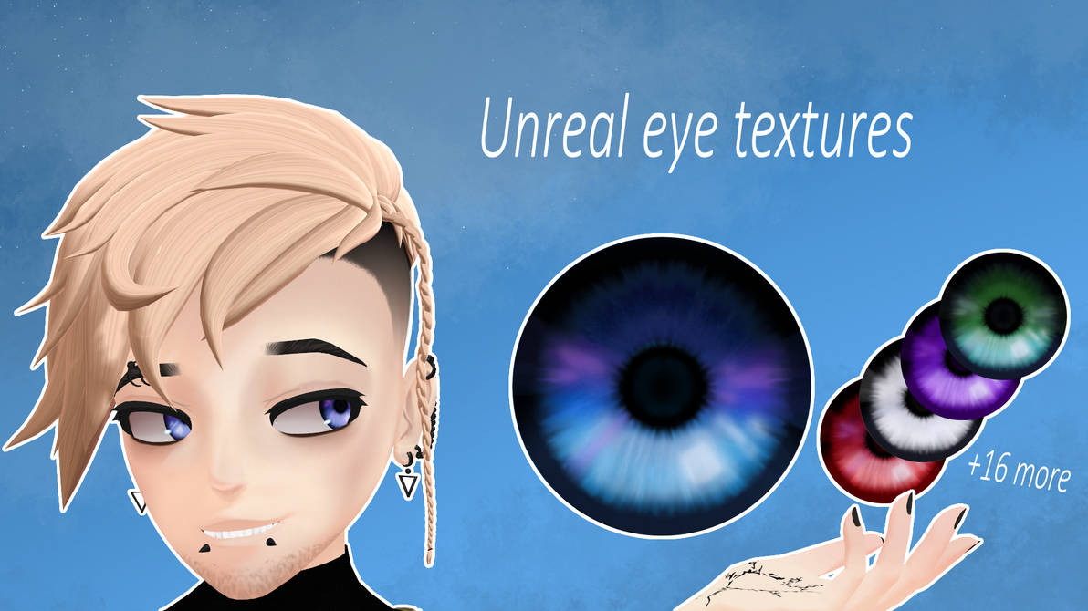 MMD Unreal eye textures by DereQ443 on DeviantArt