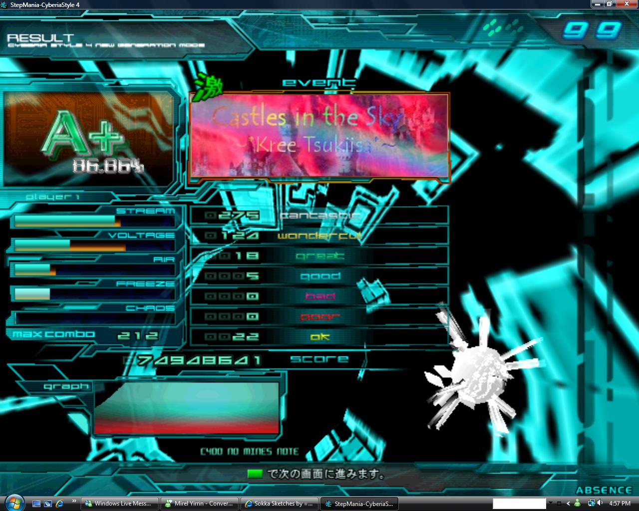 Stepmania screenshot 7 by fanofart555 on DeviantArt