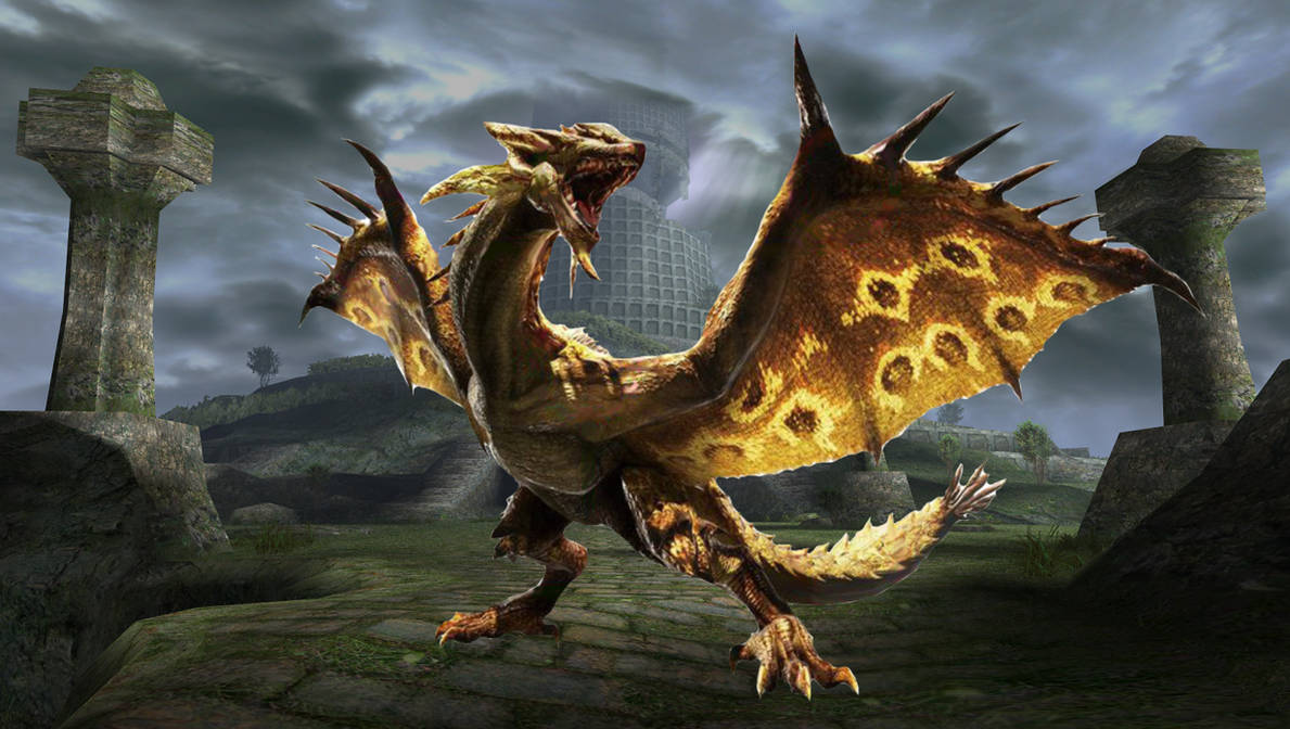 The Gold Rathian - REVIEW by Cm25 on DeviantArt