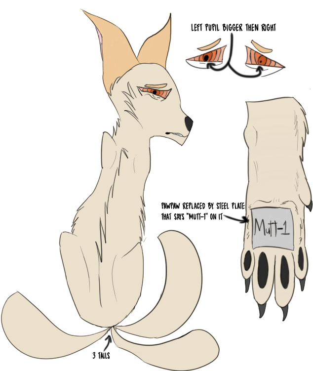 Mutt 1 Reference Sheet by bedlom on DeviantArt