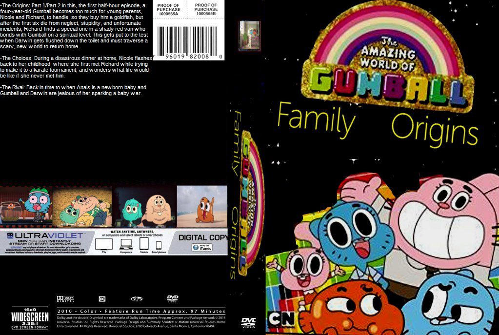 The Amazing World of Gumball Family Origins DVD by SteveIrwinFan96 on ...