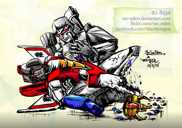 Megatron and Starscream Yaoi Slash Fanart by sw-eden on DeviantArt