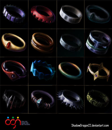 Game Items: rings by ShadowDragon22 on DeviantArt