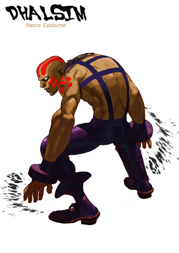 Dhalsim (Street Fighter - alternate costume) by Decerf on DeviantArt