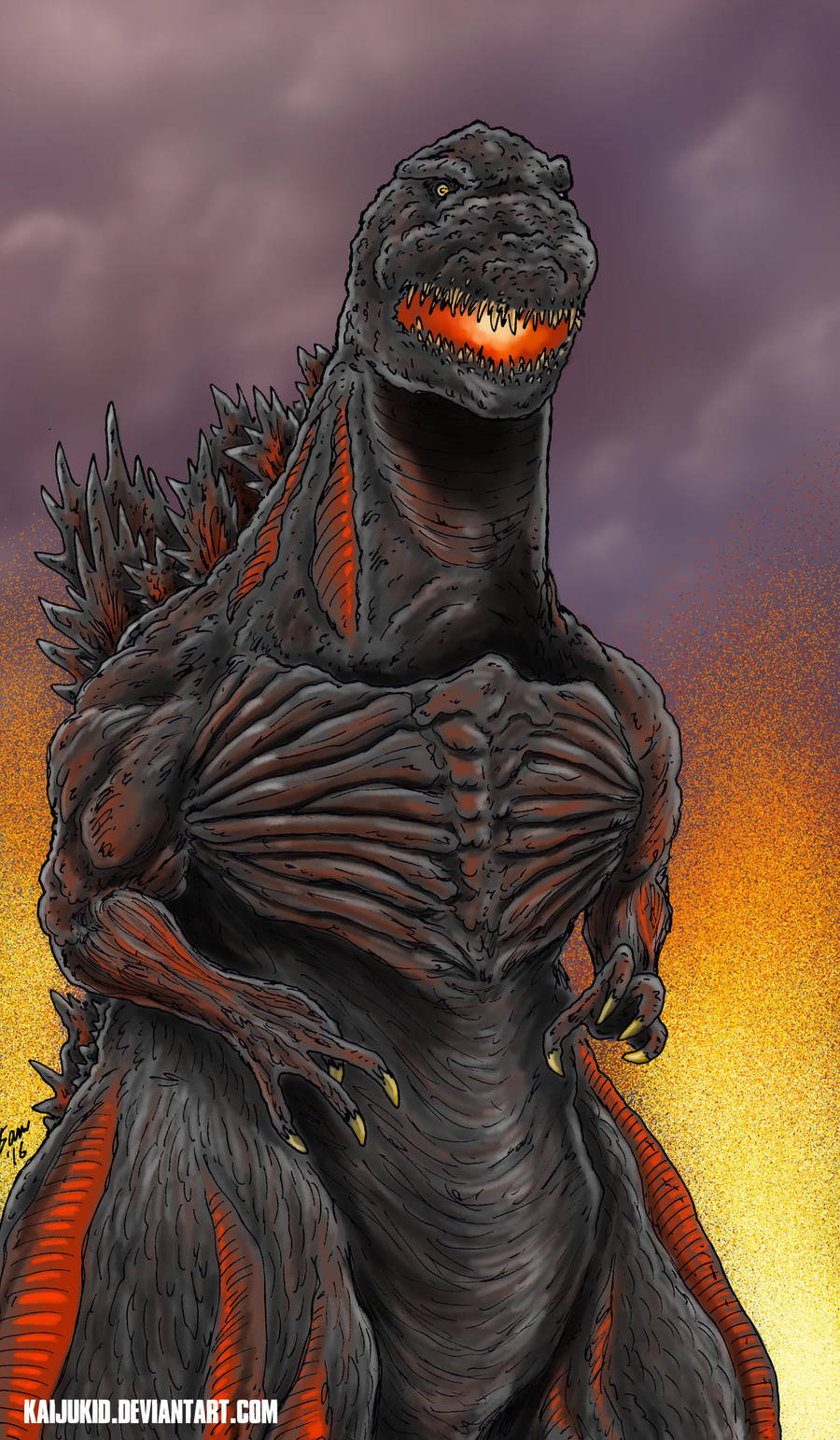Shin-Goji The Starved by KaijuKid on DeviantArt
