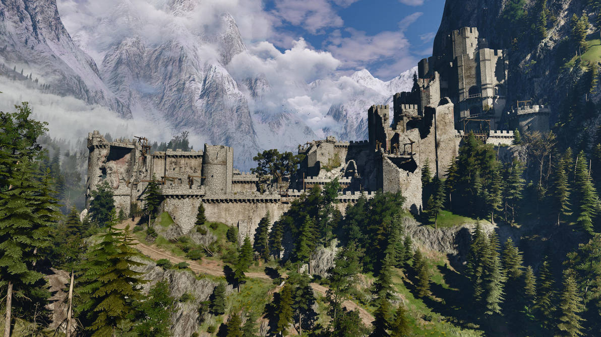 Kaer Morhen Castle by Vectoriser on DeviantArt