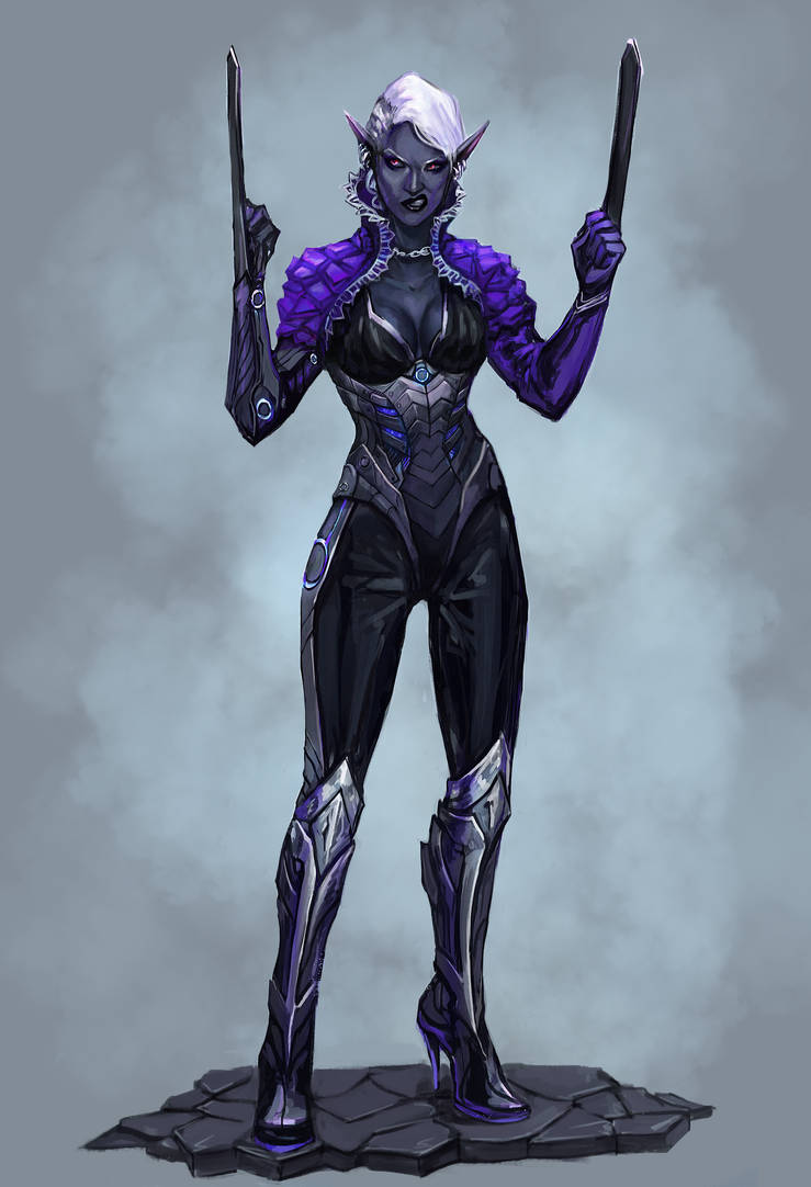 drow concept by NeexSethe on DeviantArt