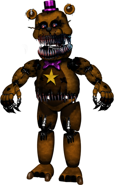 Rockstar Nightmare Fredbear by 133alexander on DeviantArt
