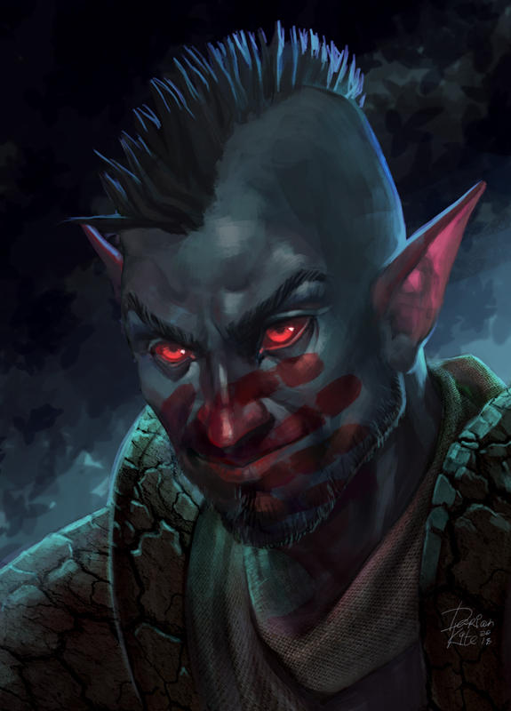 dunmer warrior by DarianKite on DeviantArt