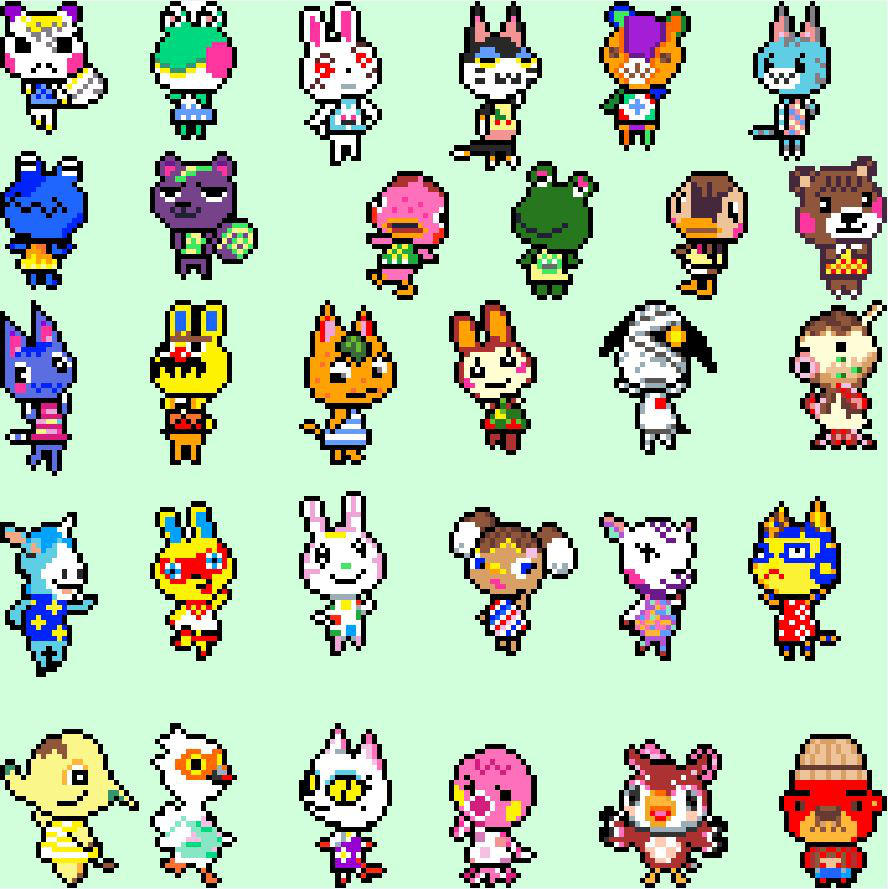 Animal Crossing Villager Pixel