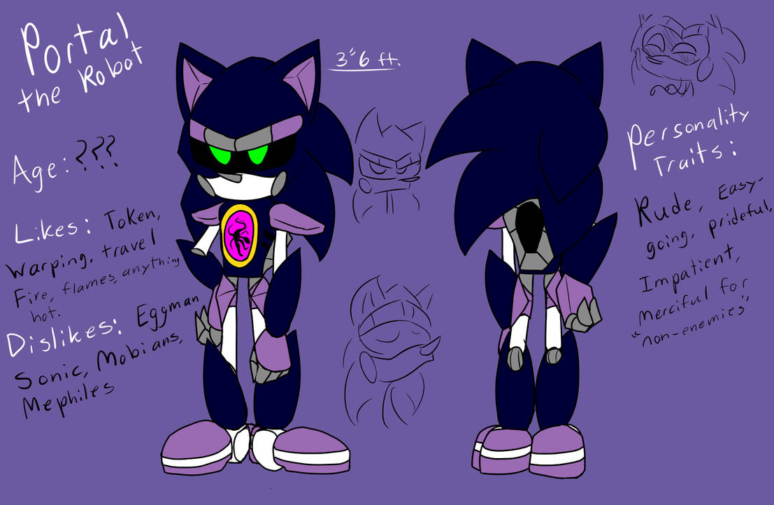 Portal the Robot (Reference) by Ora-Allagis on DeviantArt