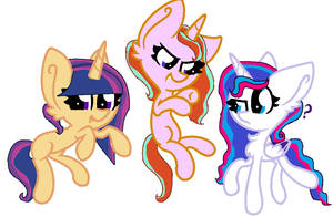 MLP Base:three floating pony by SnowflakeWonder on DeviantArt