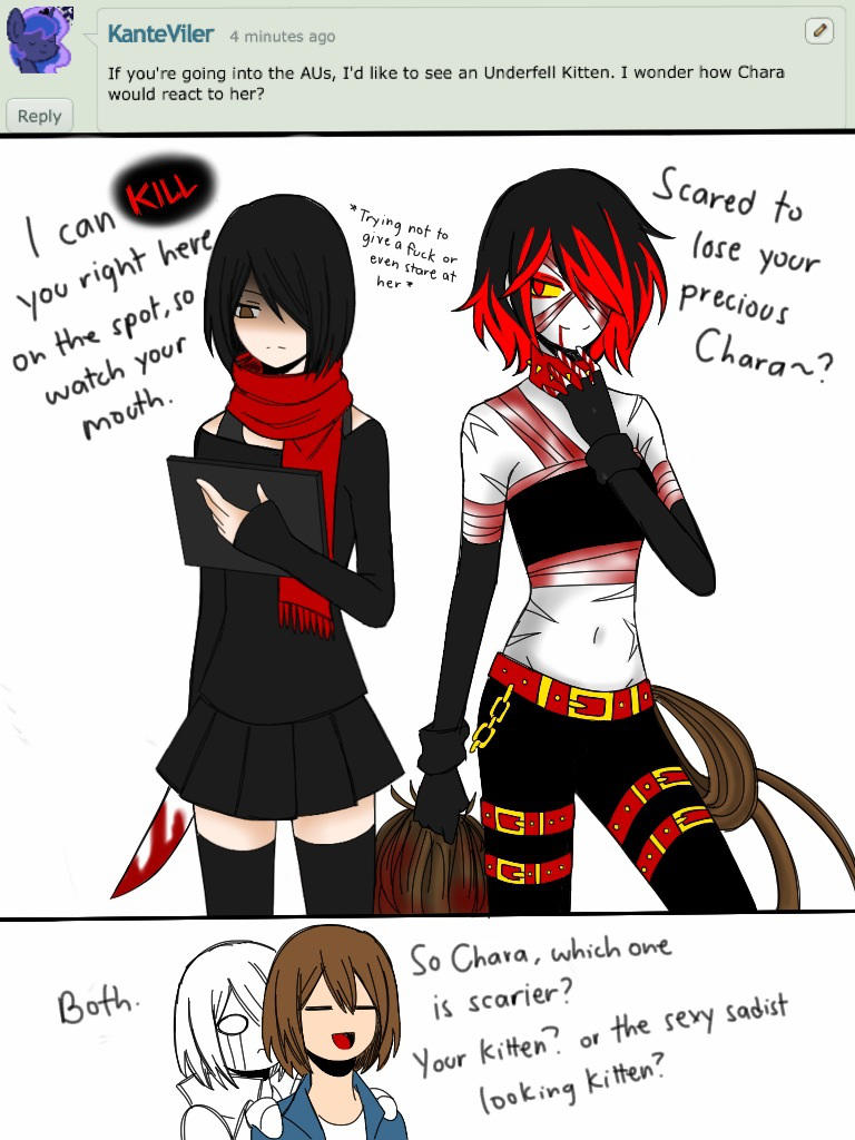 Character Unlock: Underfell Kitten by CNeko-chan on DeviantArt
