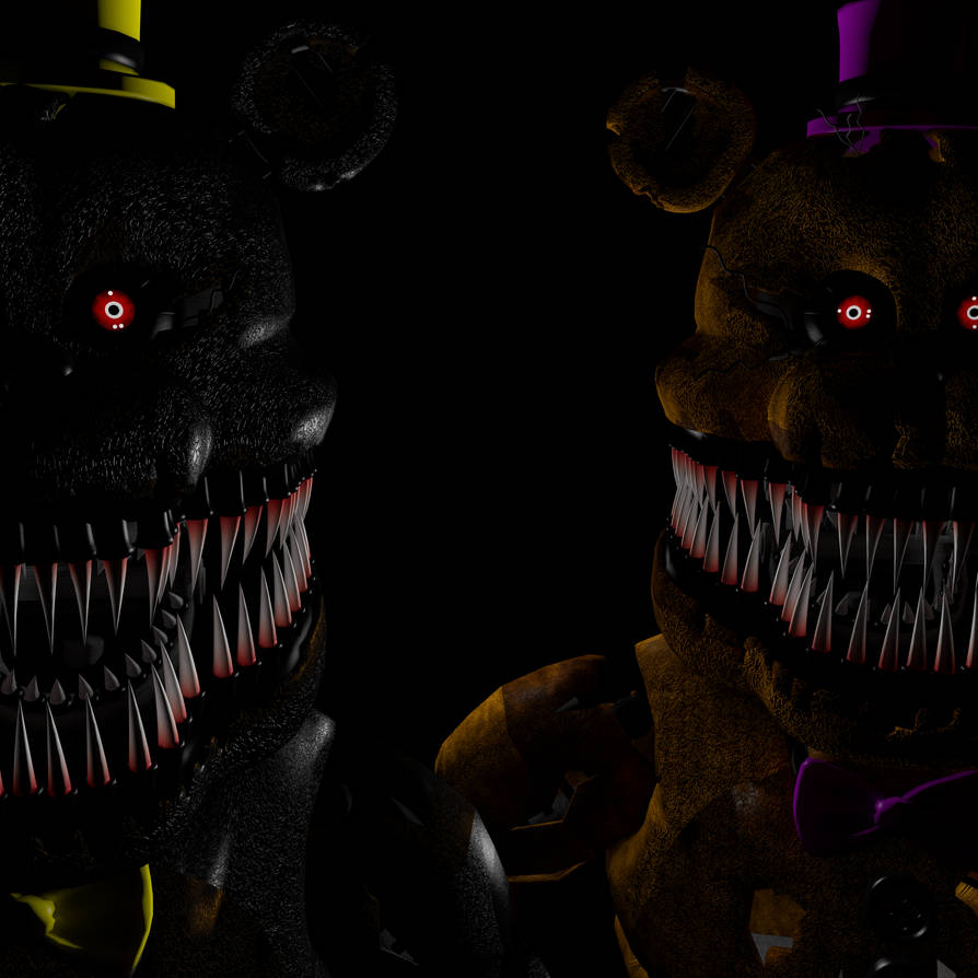 Nightmare Fredbear/Nightmare Wallpaper C4D Render by Kazgrin on DeviantArt