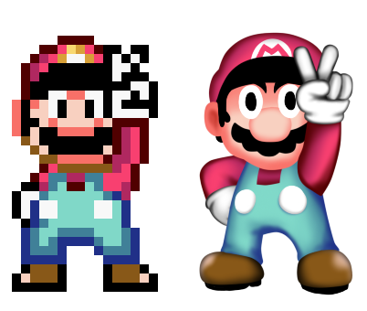 SMW HD Mario Sprite by klunsgod on DeviantArt