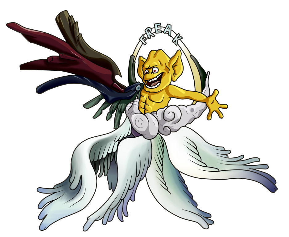 One Winged Freak by klunsgod on DeviantArt