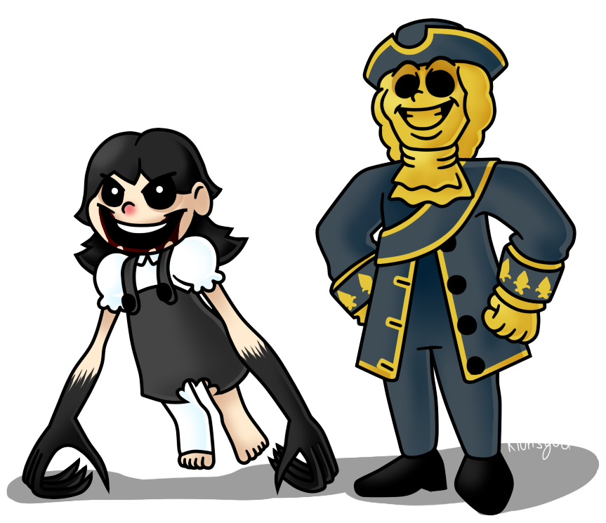 Agatha and Gold Watcher by klunsgod on DeviantArt