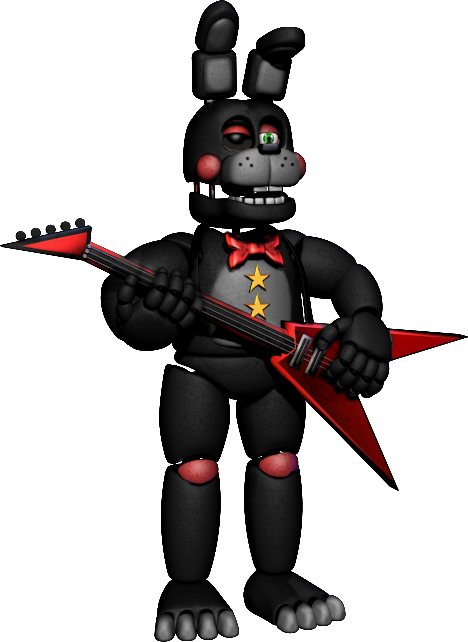 Rockstar bonnie lefty version by TheGREENBEAR87 on DeviantArt