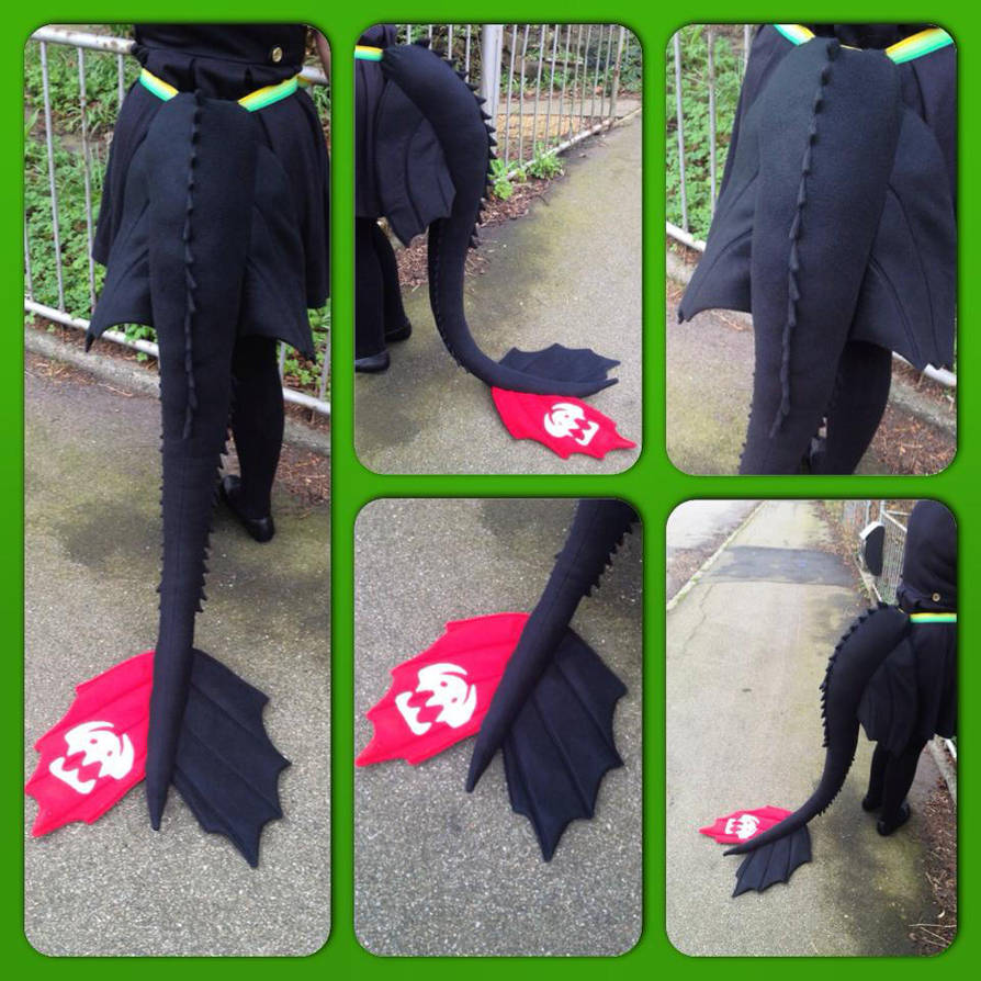 Toothless tail - Httyd 2 design by Aabenhuus on DeviantArt