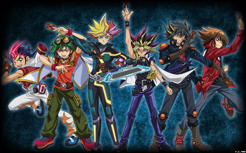 All Yu-Gi-Oh! Protagonists (Wallpaper/Background) by FackuuLa12 on ...